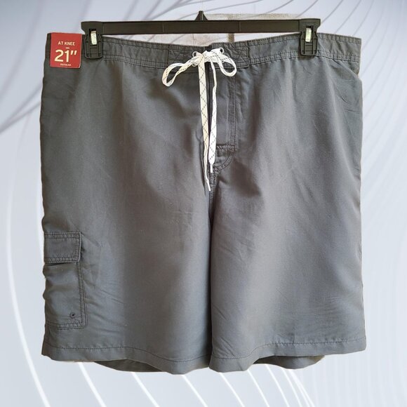 Merona | Swim | Merona Mens Swim Trunks Mesh Brief Gray Size Xxl | Poshmark